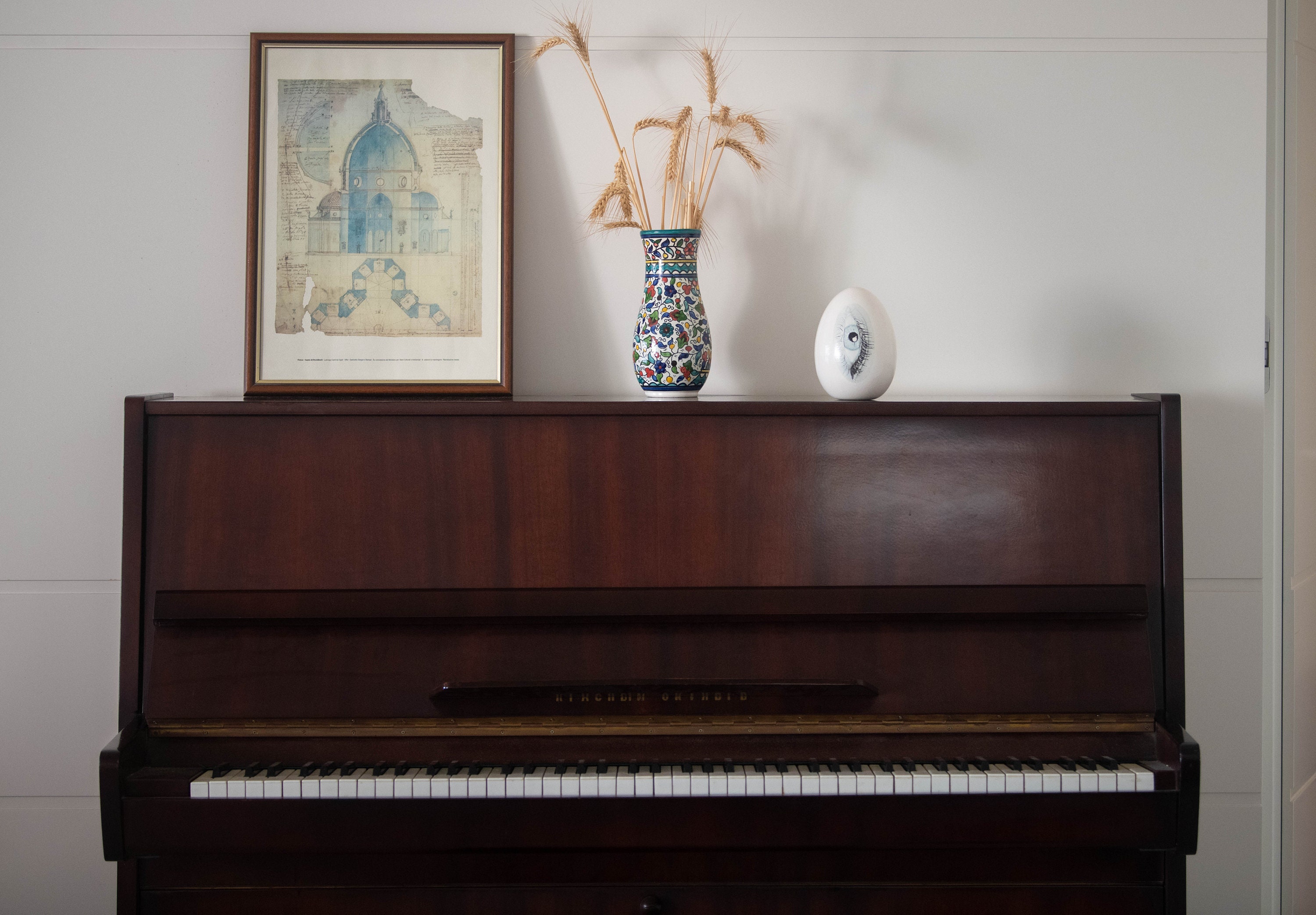 Ceramic Eye Sculpture, Table Centerpiece, Bookshelf Decor, Unique Home ...