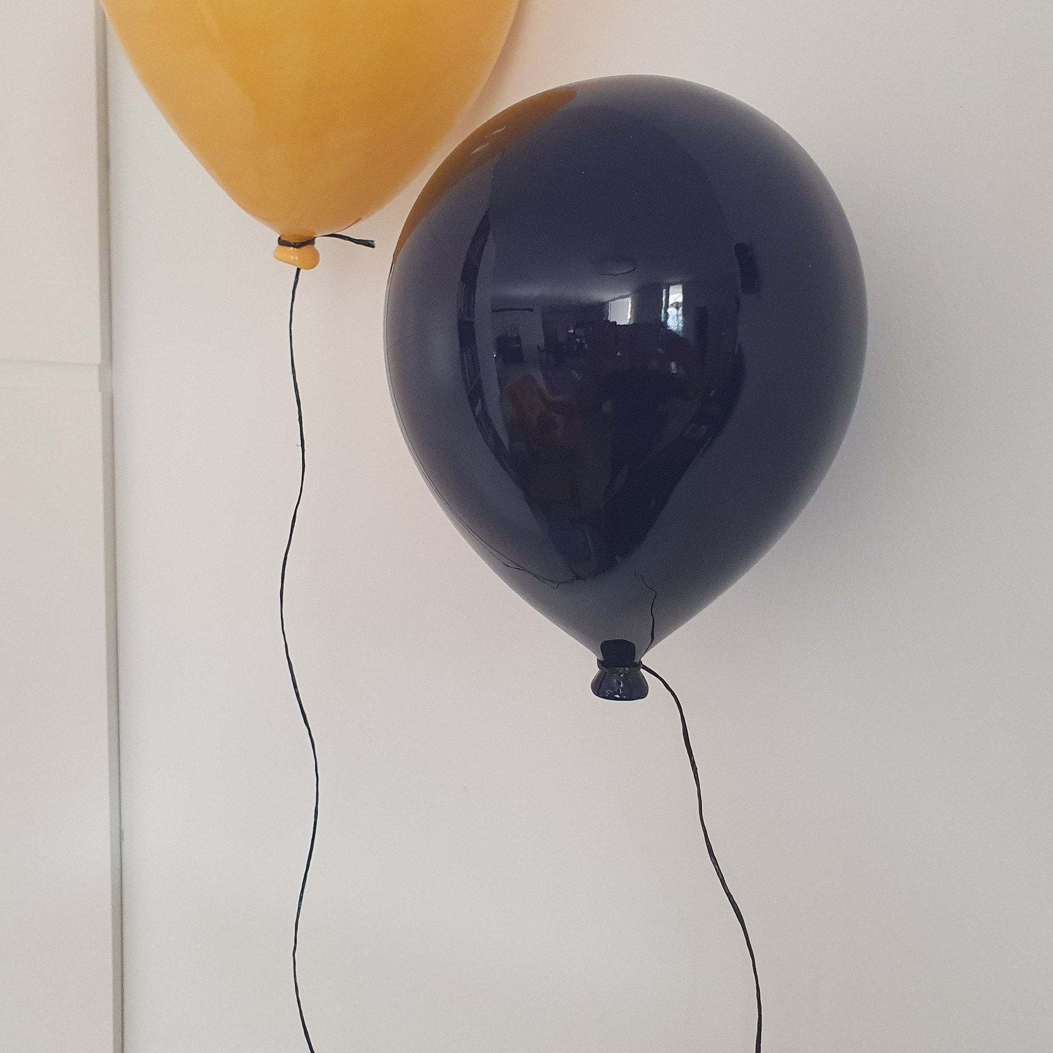 Balloon Sculpture, Indigo Ceramic Balloon, Sculpture Wall Hanging ...