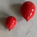 Balloon Sculpture, Red Ceramic Balloon, Sculpture Wall Hanging, Ceiling ...