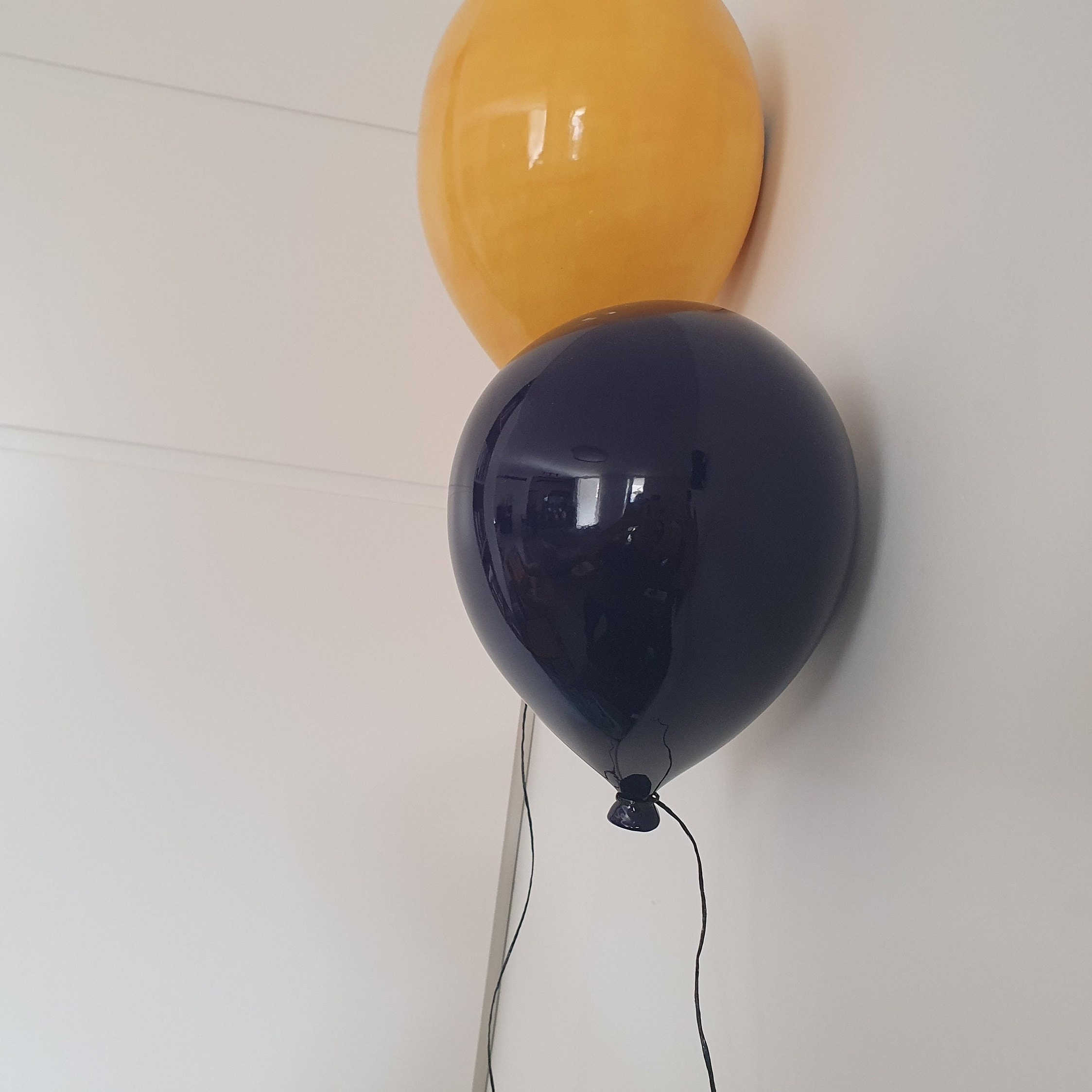 Balloon Sculpture, Indigo Ceramic Balloon, Sculpture Wall Hanging ...