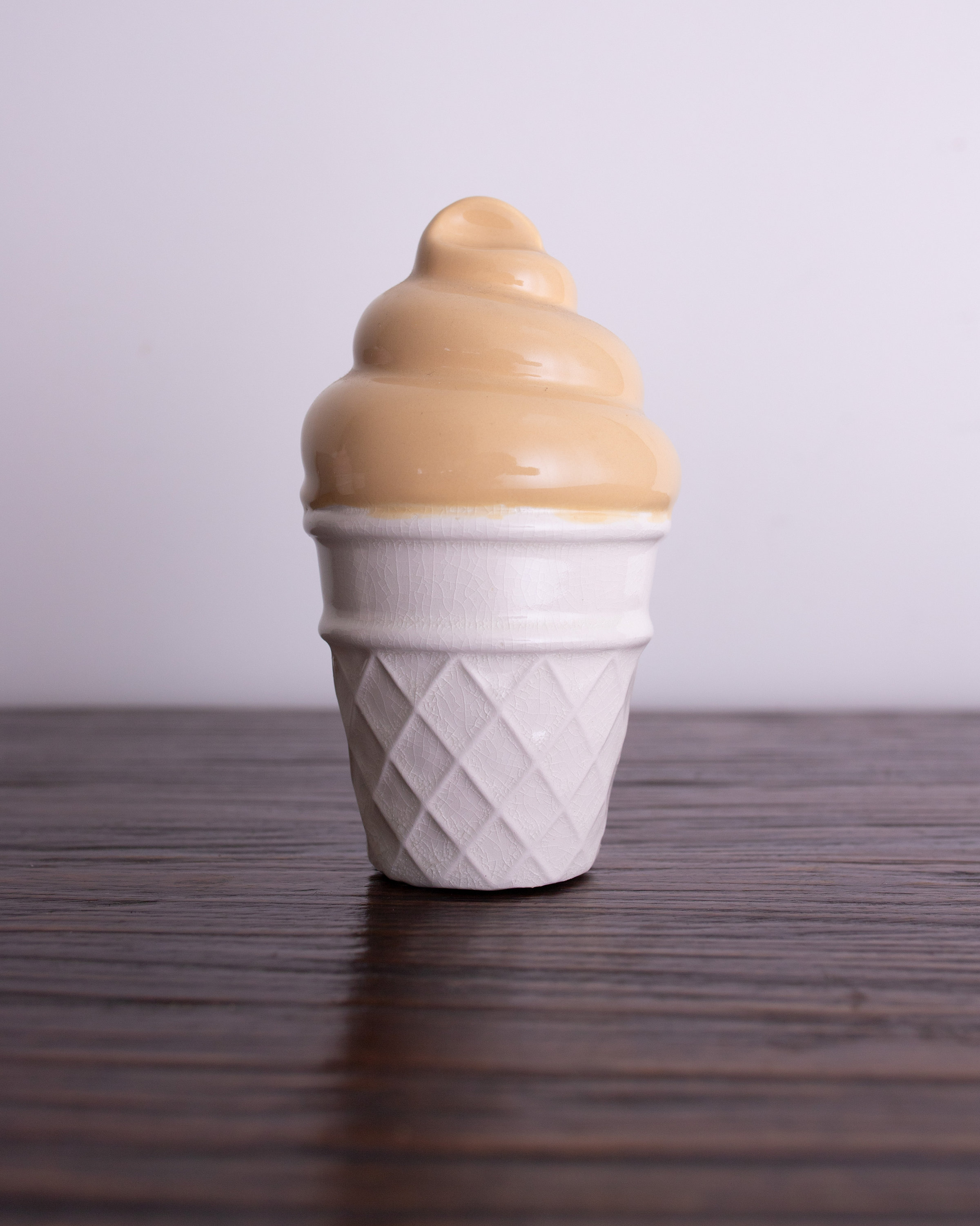 Ceramic Ice Cream Cone Decor, Bakery Gift, Kitchen Decor, Wall ...