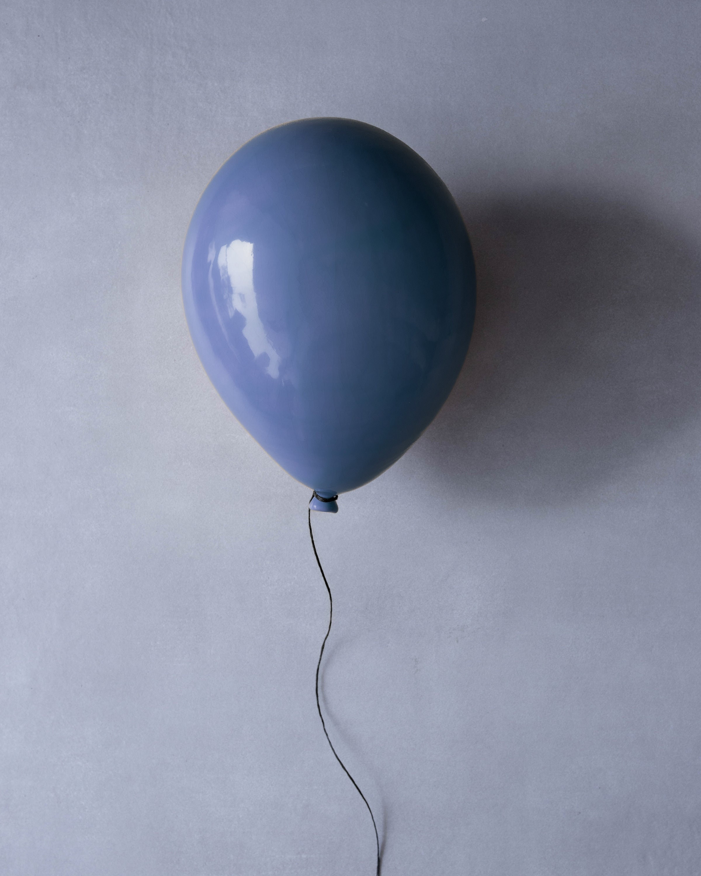 Ceramic Balloon Sculpture, Blue Balloon Wall Sculpture, Baby Boy ...