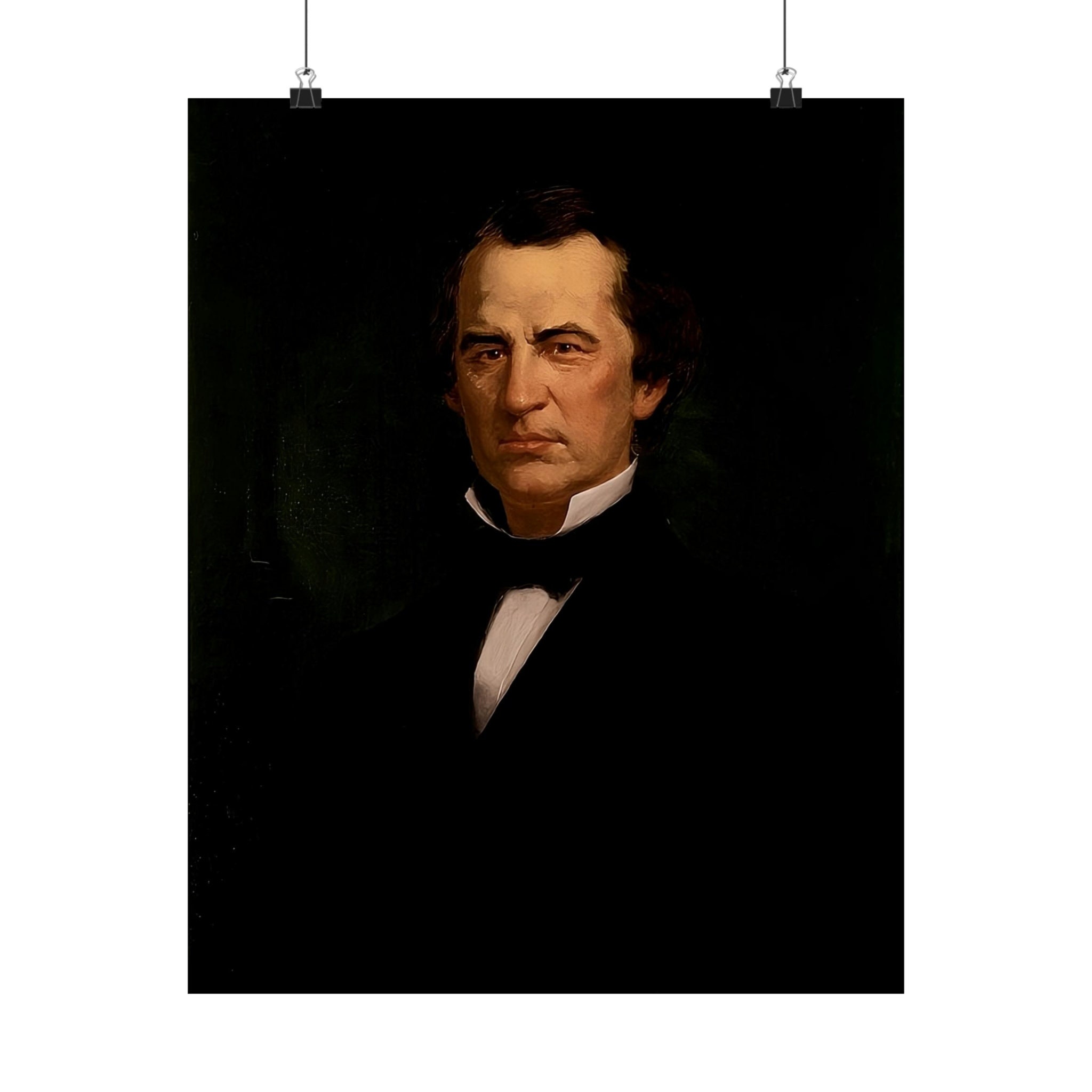 Presidential Portrait 17th US President Andrew Johnson - Etsy
