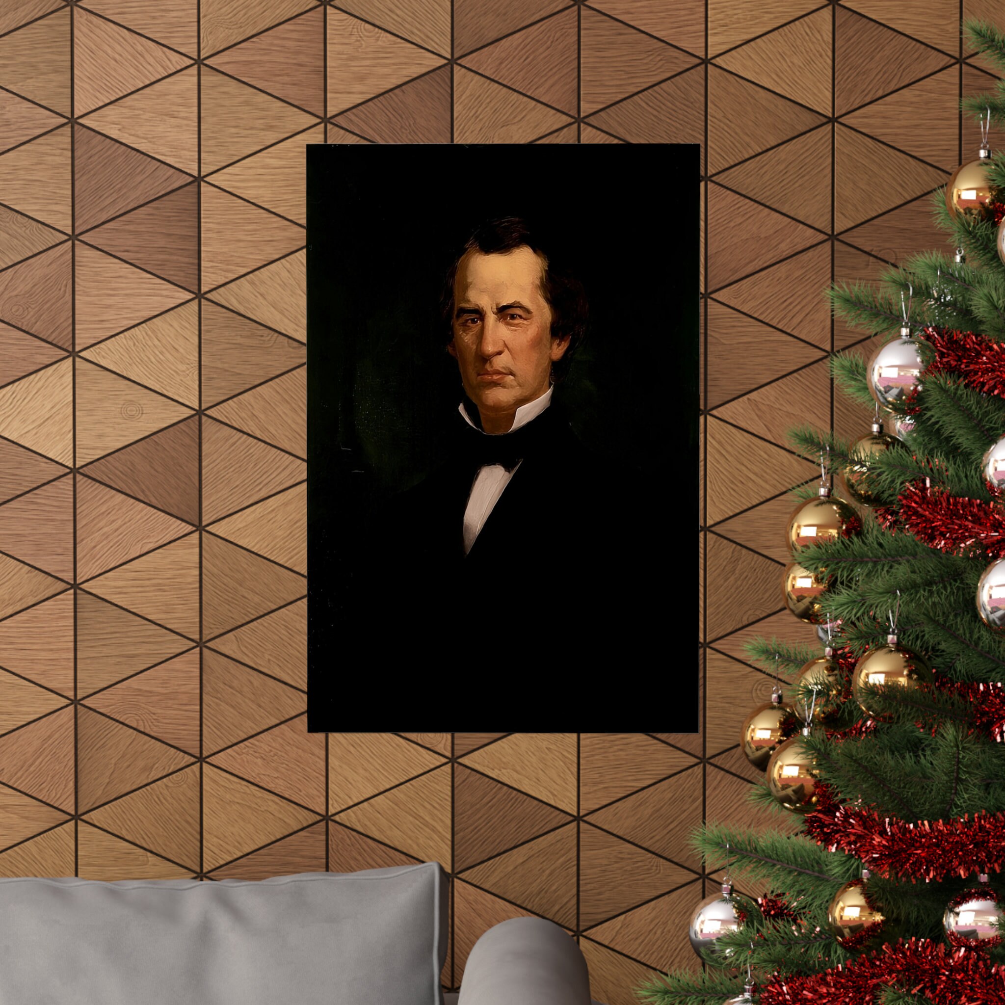 Presidential Portrait 17th US President Andrew Johnson - Etsy