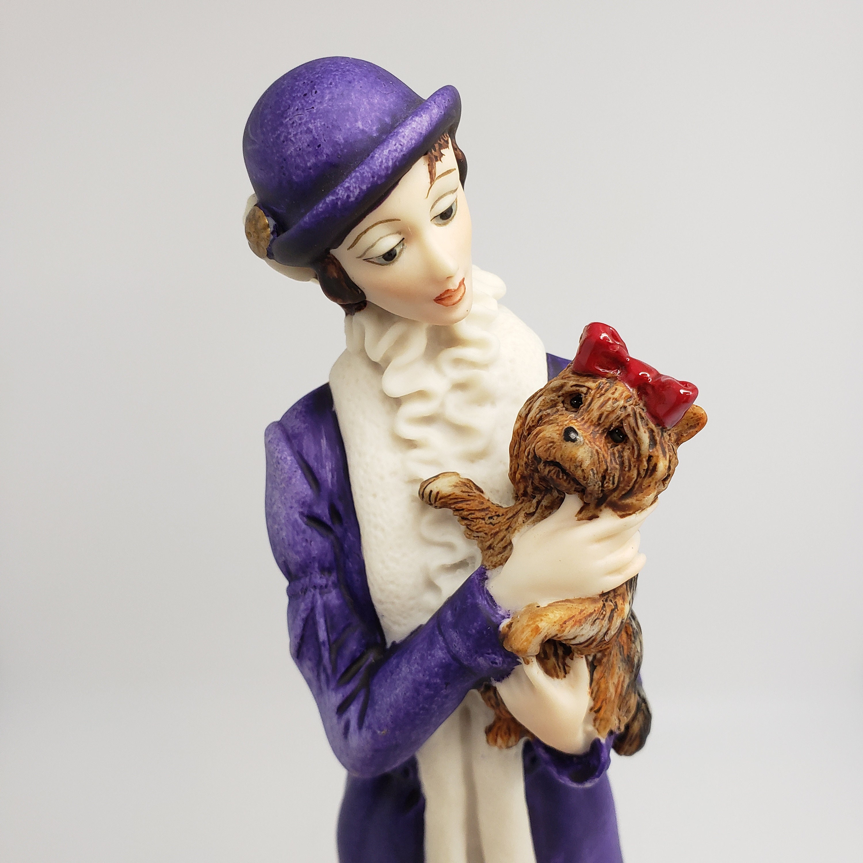 Giuseppe Armani Vintage lady With Dog Sculpture Figurine - Etsy Giuseppe Armani Vintage lady With Dog Sculpture Figurine - Etsy