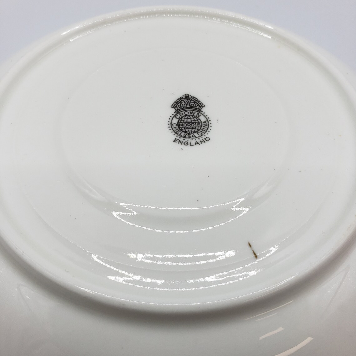 Crown Morris Chelsea Pink Bone China Teacup and Saucer - Etsy