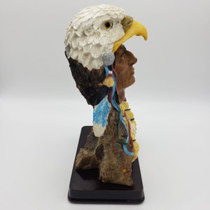 Vintage Adeline Collection North American Native Statue Figurine With ...
