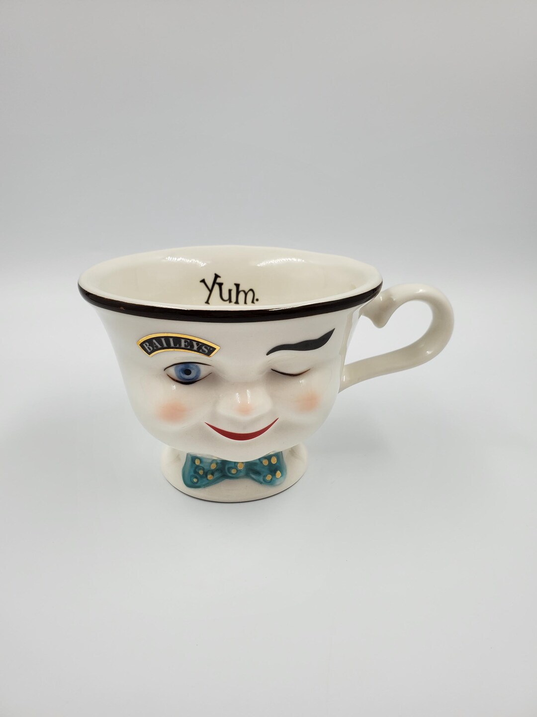 Baileys Irish Cream Coffee Mug Winking Eye Face - Etsy