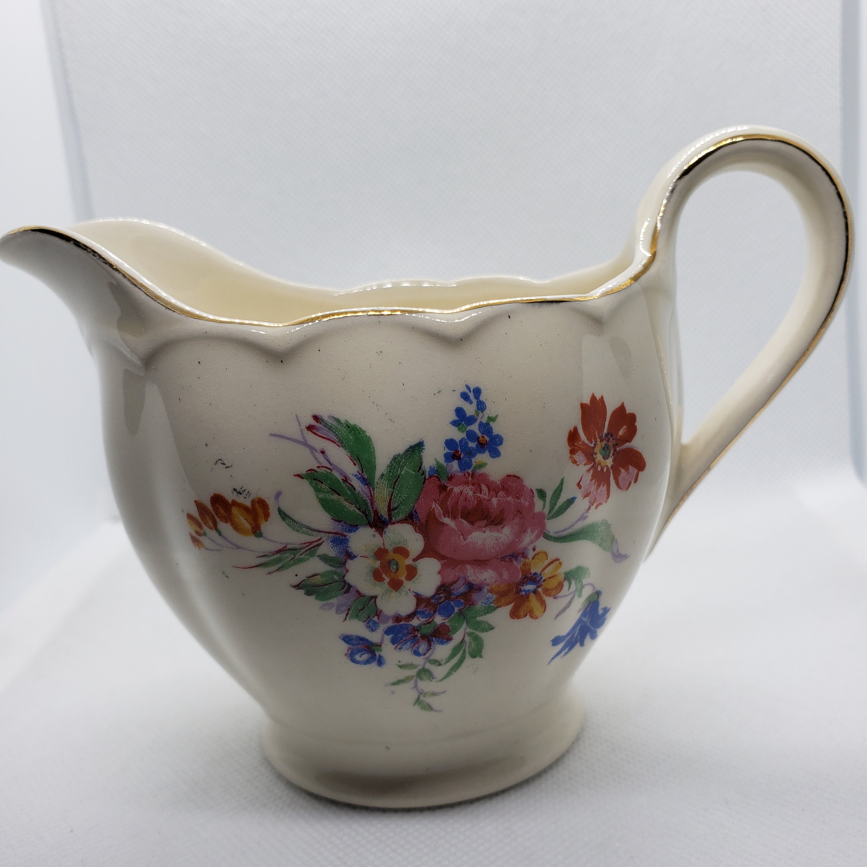 Creampetal Grindley England Cream and Sugar Bowl Set - Etsy