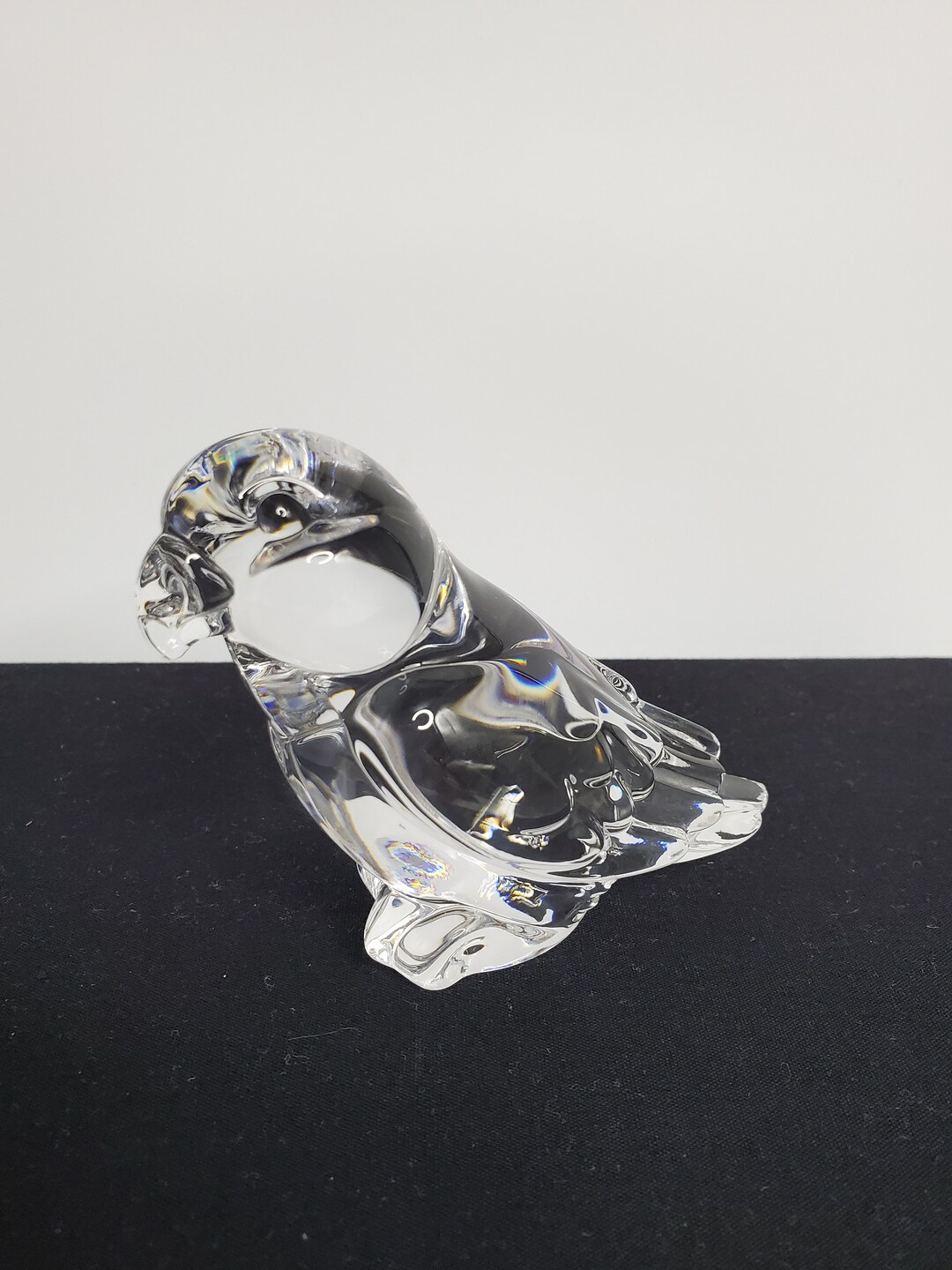 Princess House Crystal Glass Parrot Paperweight Figurine - Etsy
