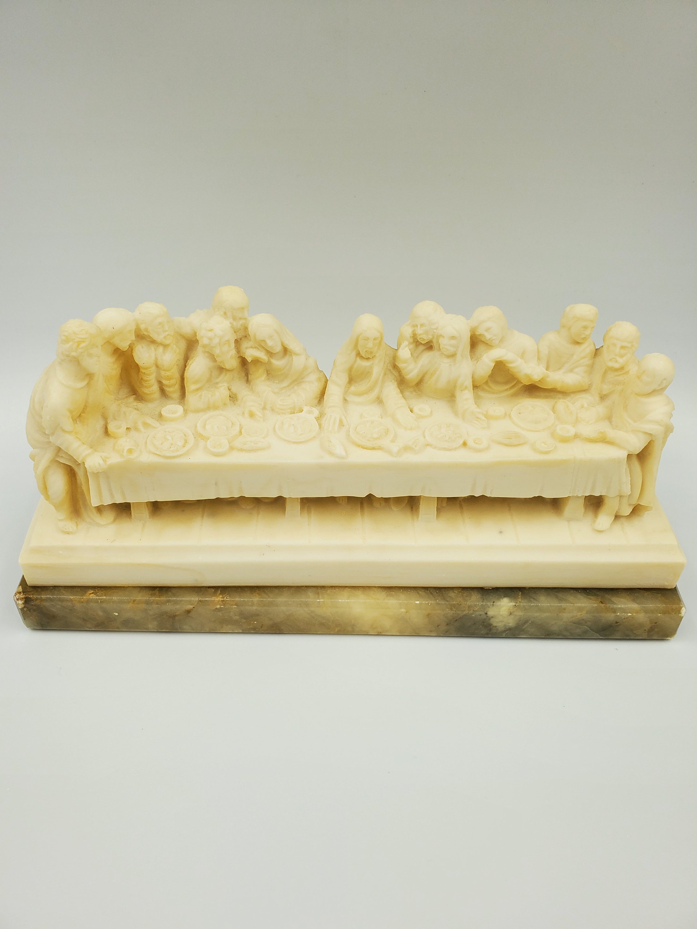 The Last Supper Genuine Alabaster Religious Figurine - Etsy