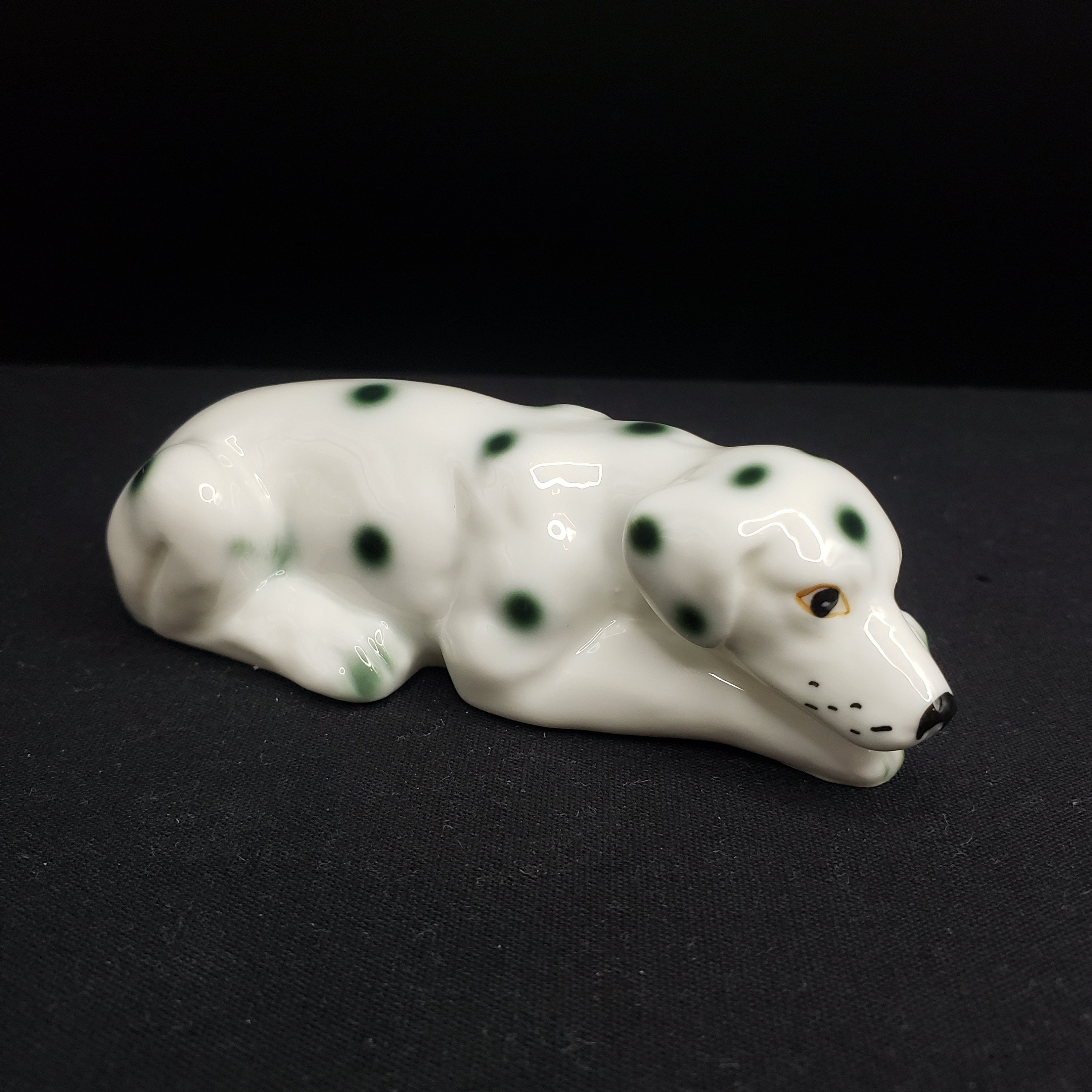 Vintage Bone China Dalmatian Dog Figurine - Etsy