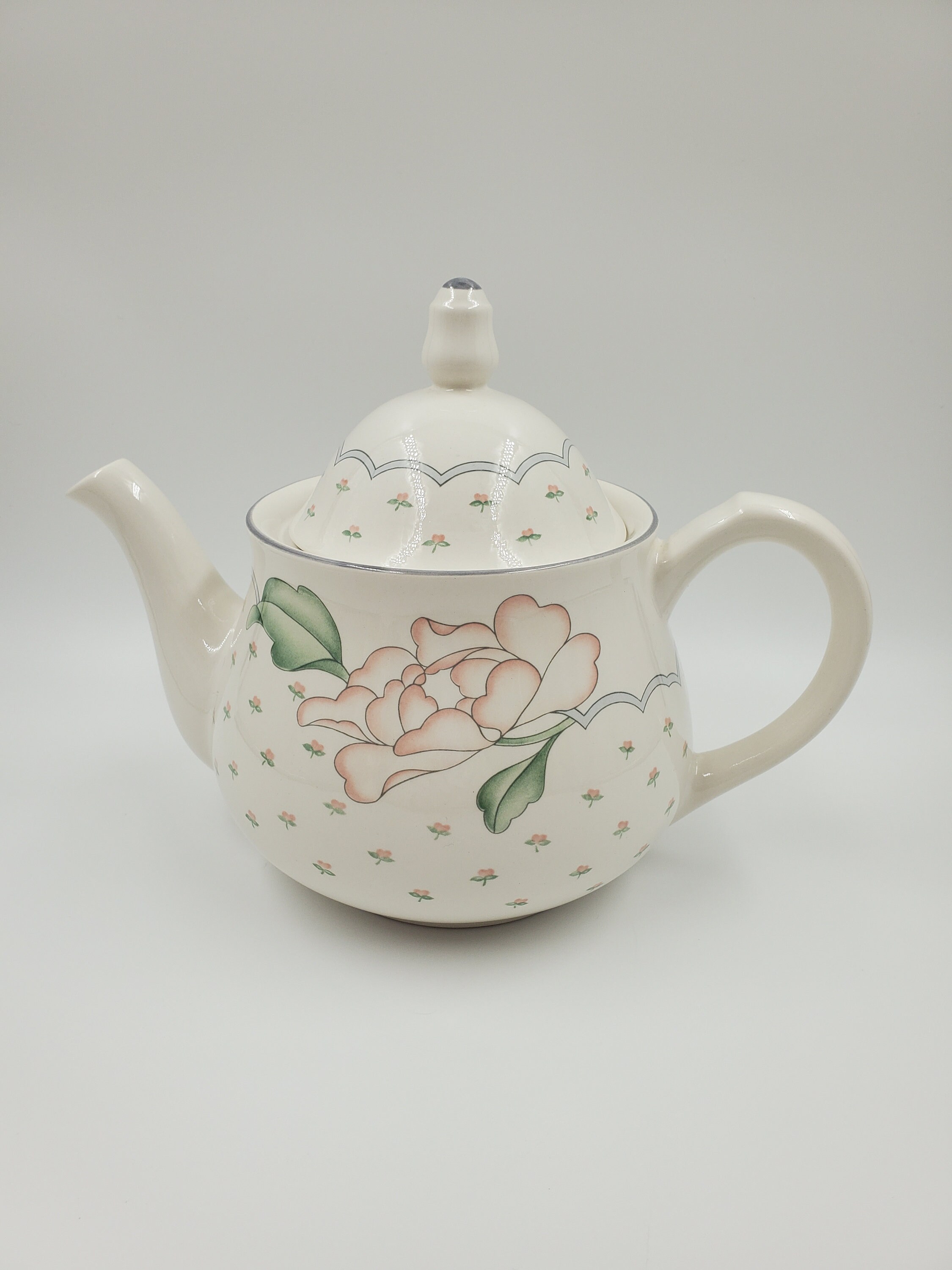 Sango Rose Chintz Teapot Pattern 3793 - Etsy
