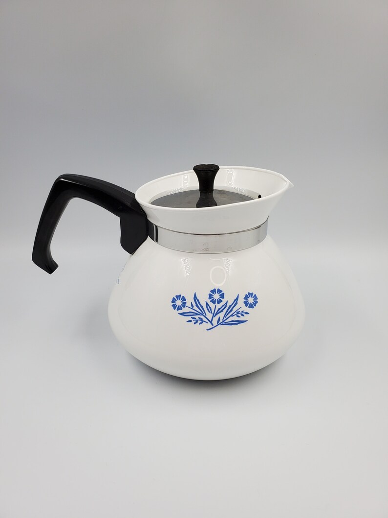 Corning Ware Cornflower Blue Pattern Six Cup Teapot - Etsy