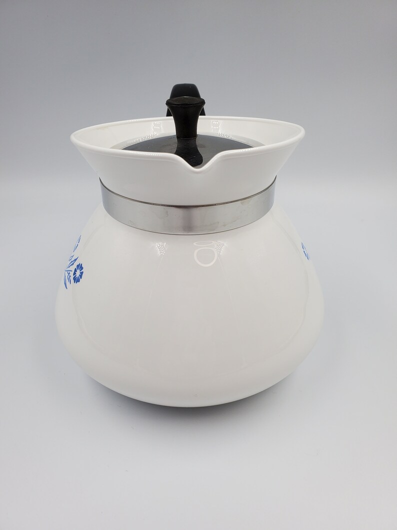 Corning Ware Cornflower Blue Pattern Six Cup Teapot - Etsy