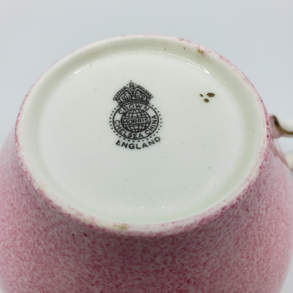 Crown Morris Chelsea Pink Bone China Teacup and Saucer - Etsy