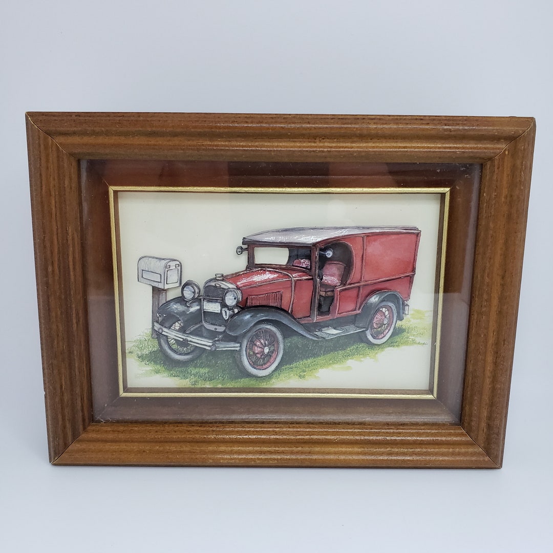 Model A Ford Three Dimensional Framed Art Wall Hanging - Etsy