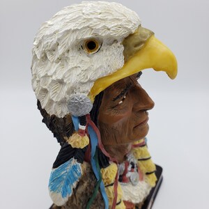 Vintage Adeline Collection North American Native Statue Figurine With ...