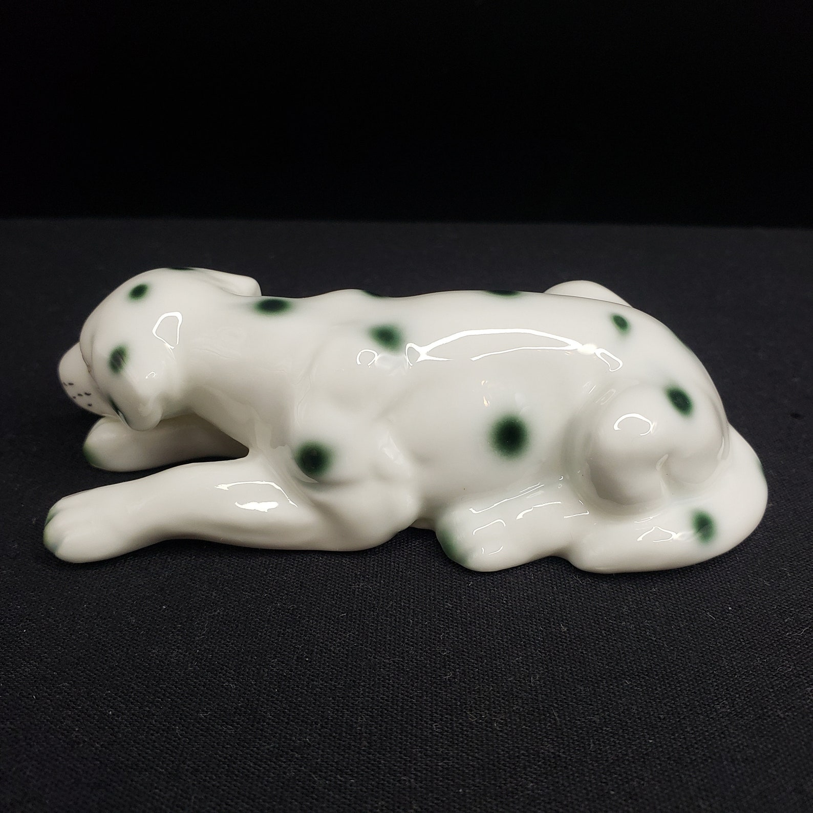 Vintage Bone China Dalmatian Dog Figurine - Etsy