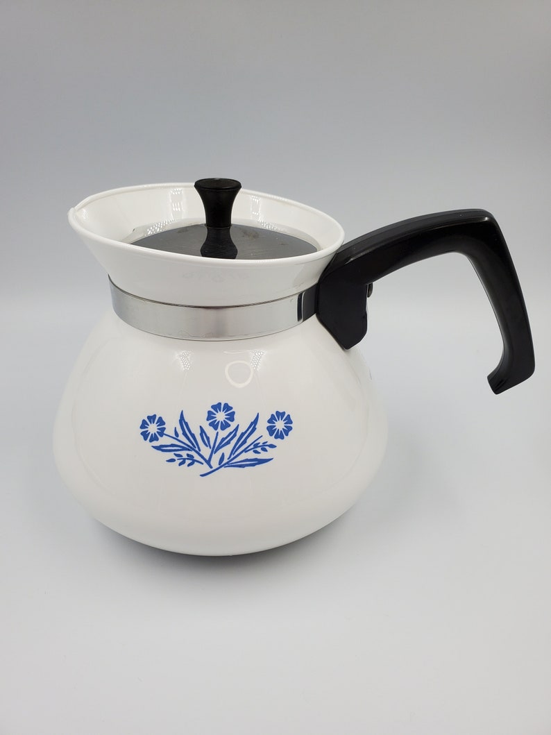 Corning Ware Cornflower Blue Pattern Six Cup Teapot - Etsy