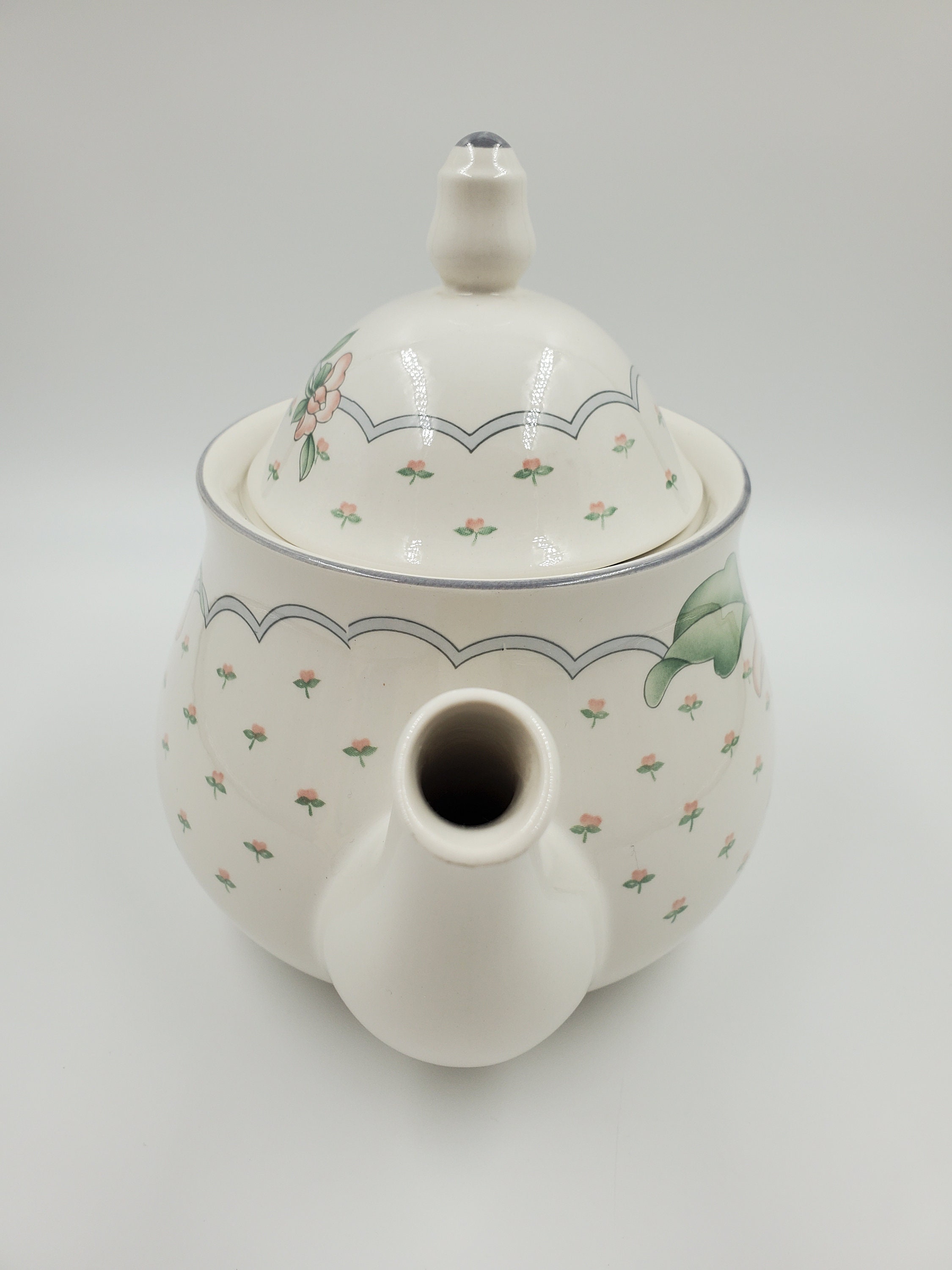 Sango Rose Chintz Teapot Pattern 3793 - Etsy