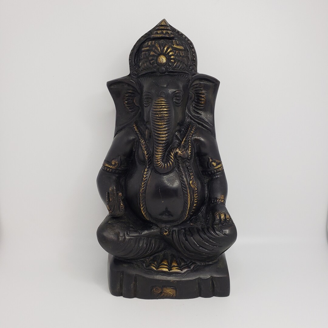 Ganesha Ganpati Idol Sitting Statue Figurine - Etsy