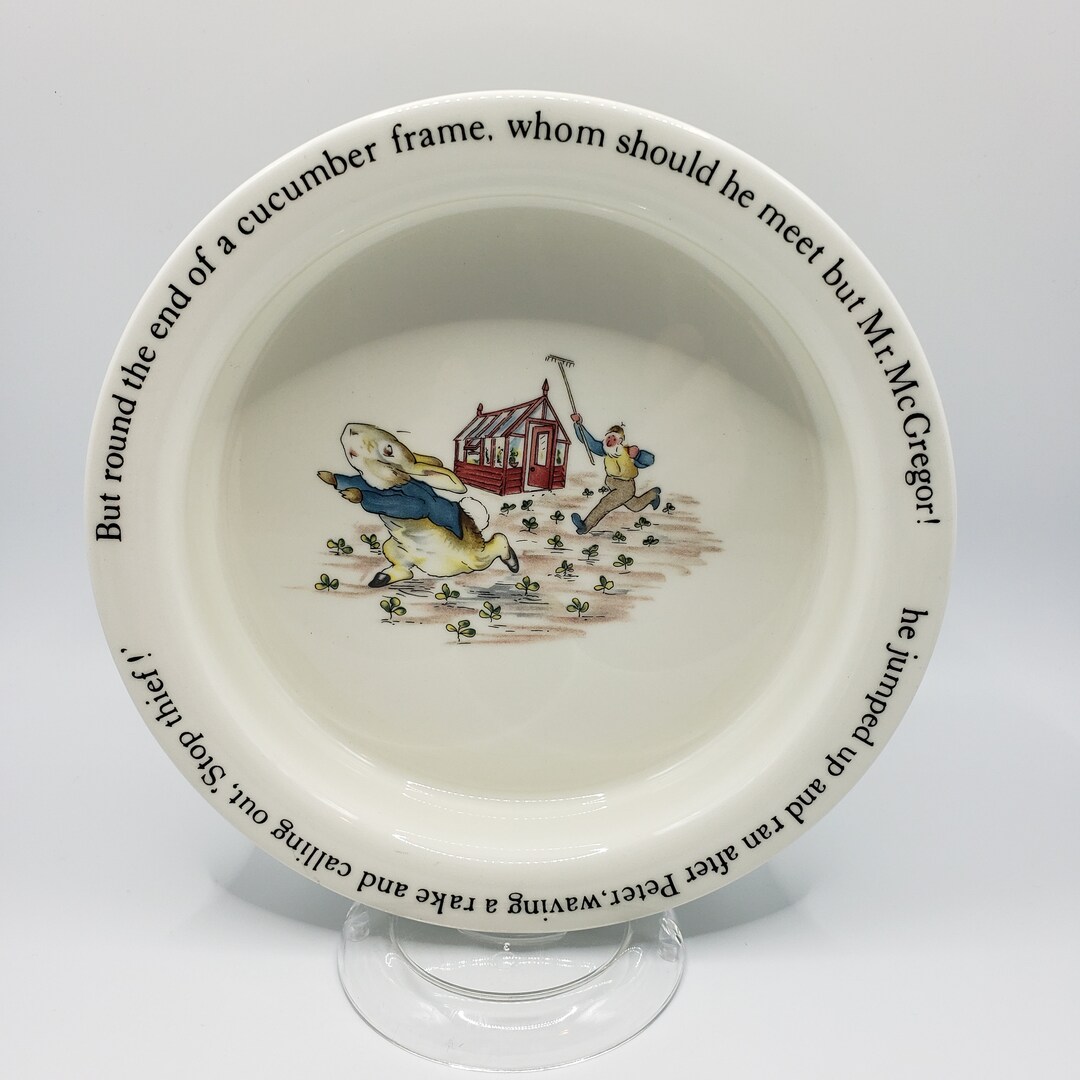 Wedgwood Beatrix Potter Designs Peter Rabbit Porcelain Dish/bowl - Etsy