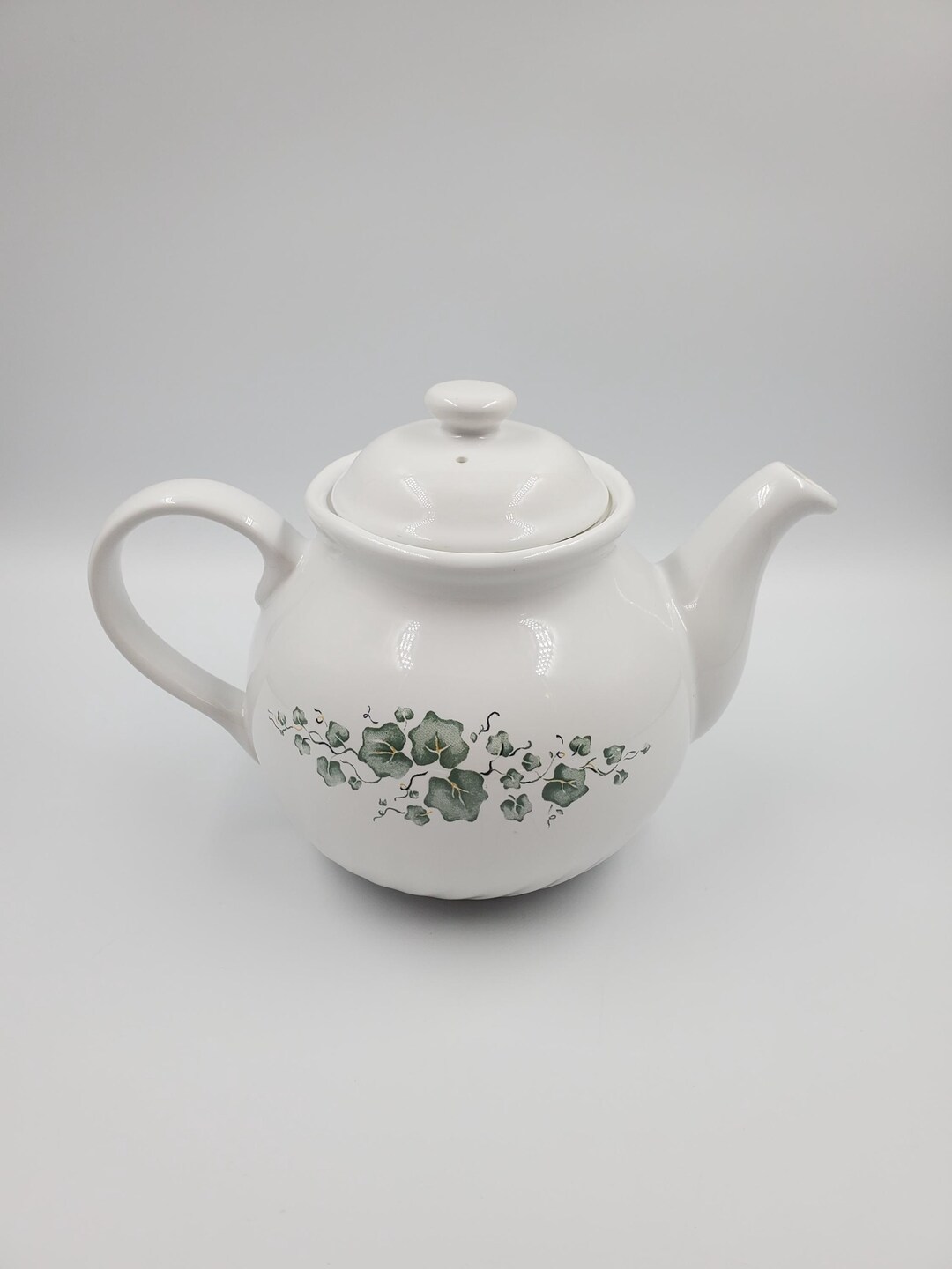 Corelle Coordinates Calloway Green Ivy Pattern Stoneware Teapot - Etsy
