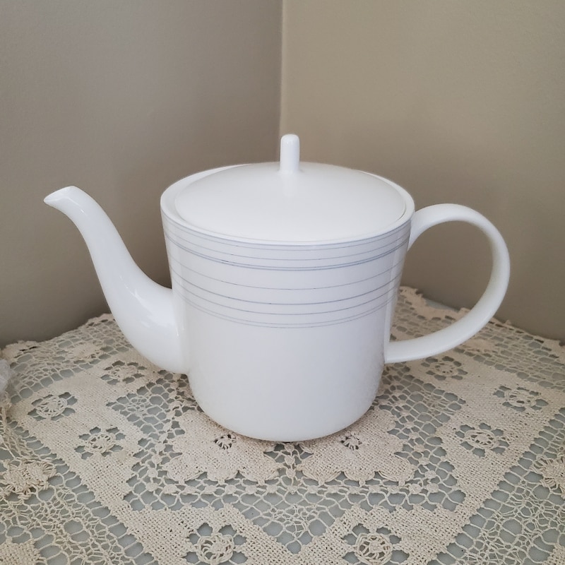Bone China Teapot - Etsy