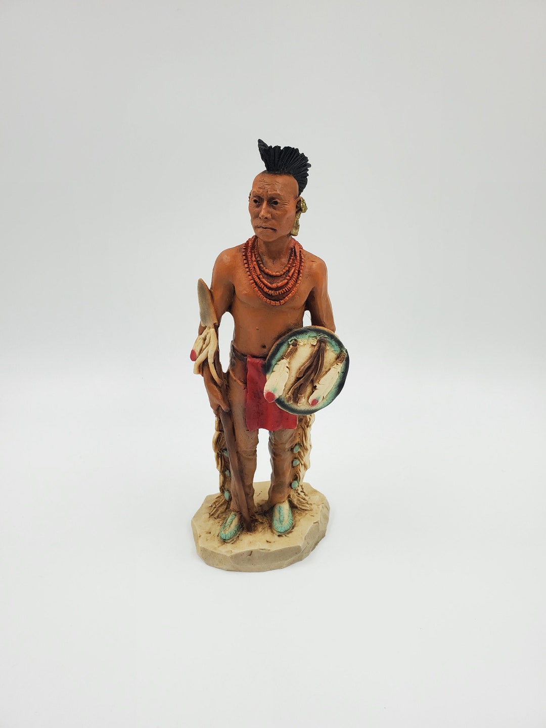 Vintage Castagna Wild West Series black Hawk Collectable Figure - Etsy