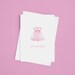 Baby Girl, Pink Dress, Hello Sweet Girl, Baby Shower, Baby Shower Card ...