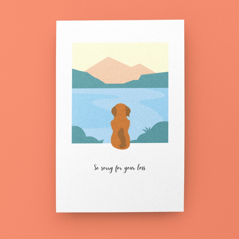 Dog Nature Card - Etsy