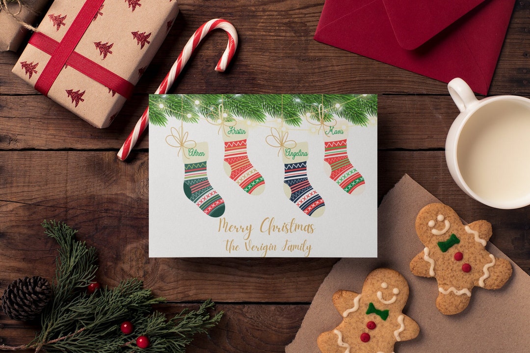 Family Name Christmas Cards, Family Names Cards, Family Card, Christmas ...