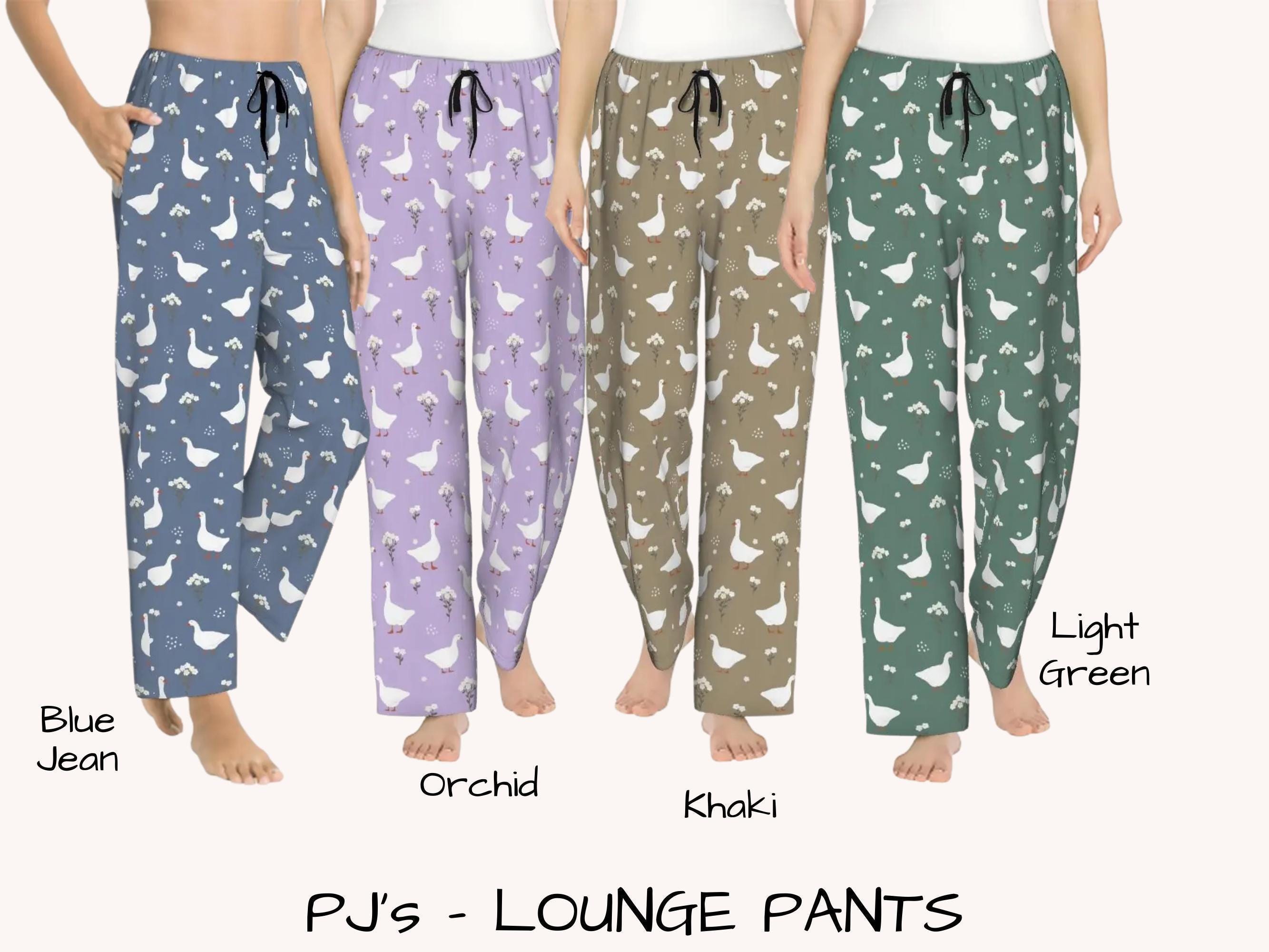 Goose Pajamas or Tee Lounge Wear – Cute Goose Shirt S-4XL, Cozy Pajama ...