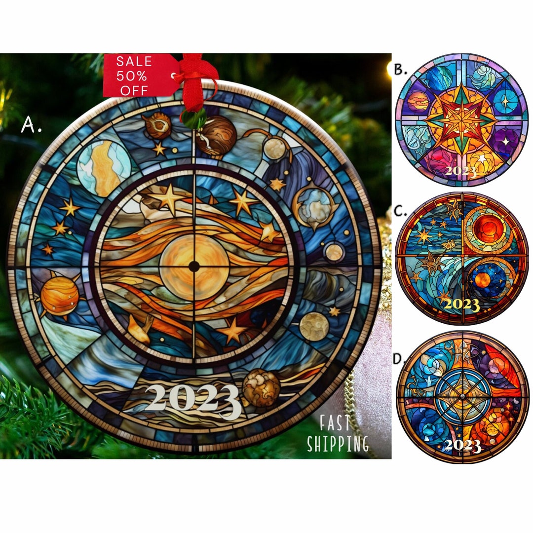 Celestial Ornament 2023 Celestial Christmas Ornament - Etsy