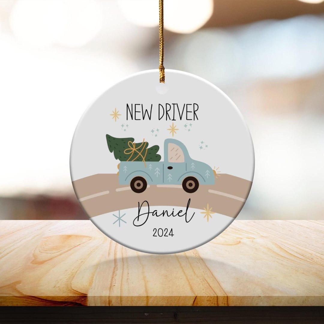 New Driver Ornament Personalized Gift Custom Car Decoration 2025 ...