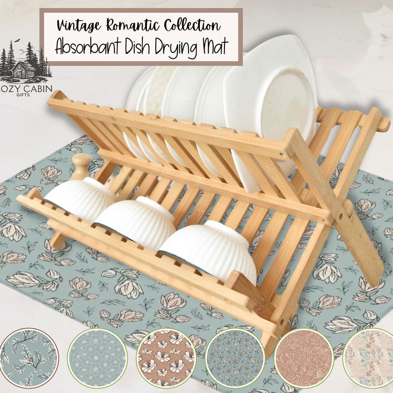 Dish Drying Mat - Etsy