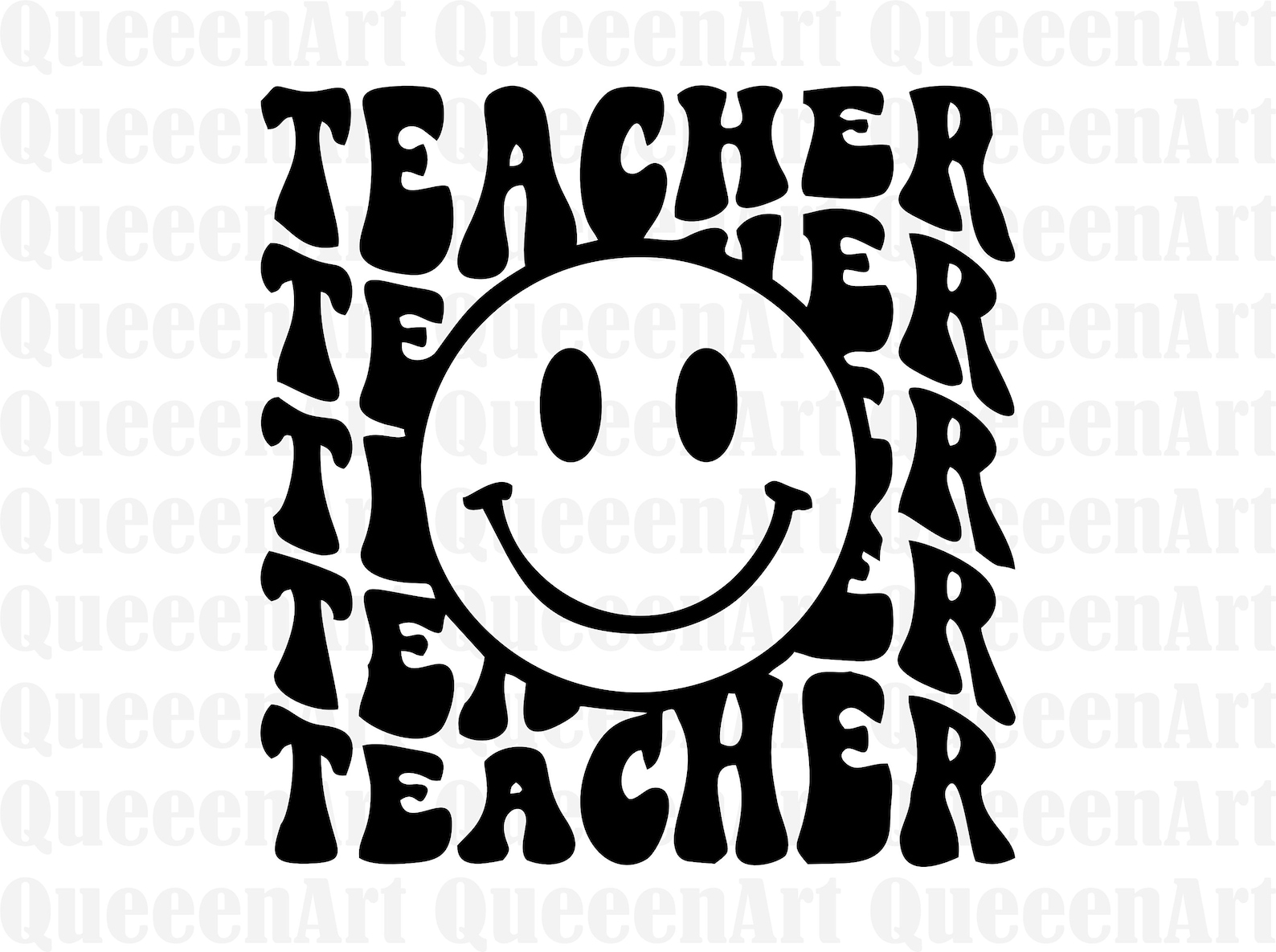 Teacher Svg Smiley Face Svg Educator Svg Back to School - Etsy