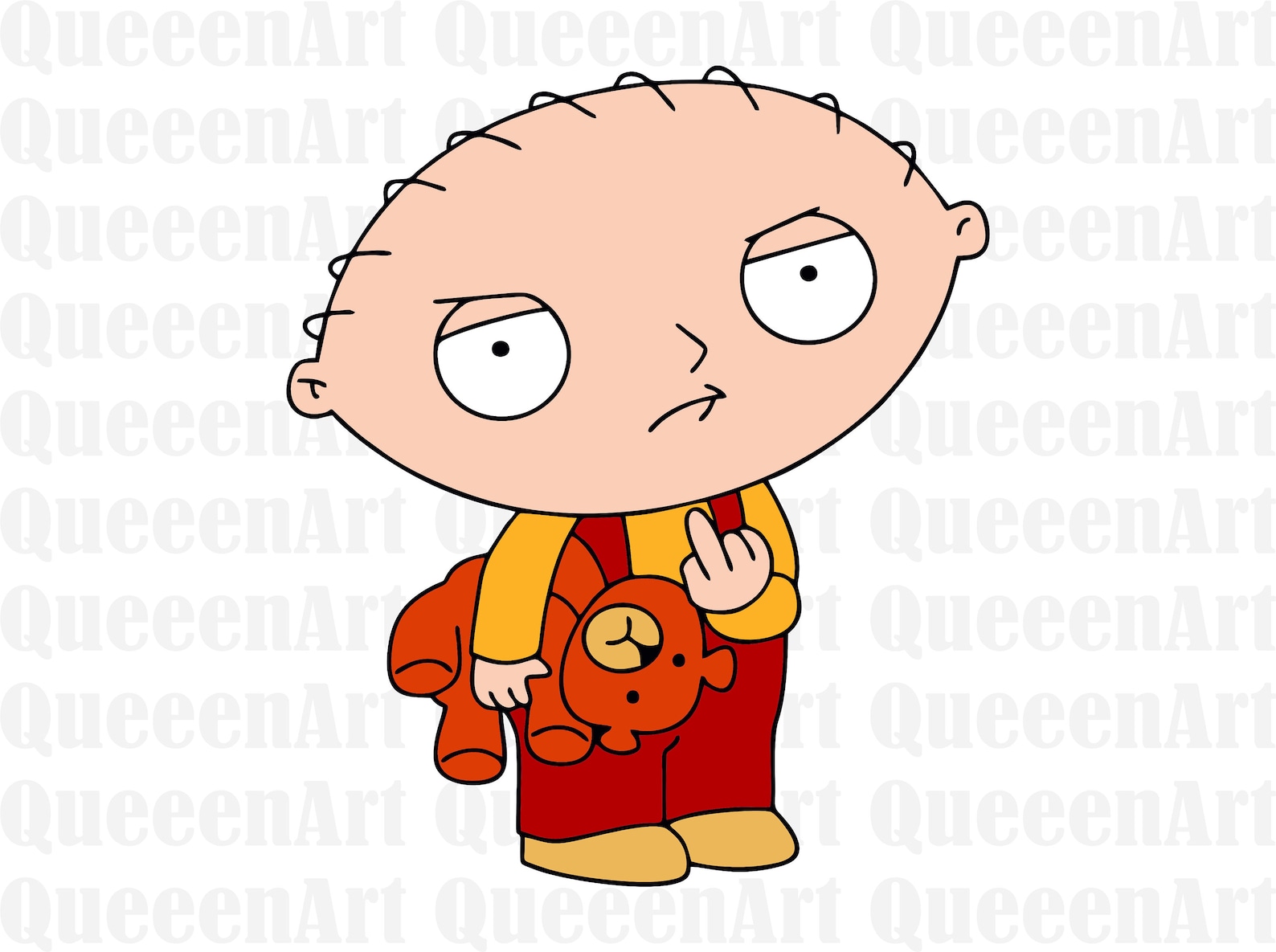 Stewie Griffin Svg Png Eps Dxf Jpg, Family Guy Svg, Angry Stewie ...