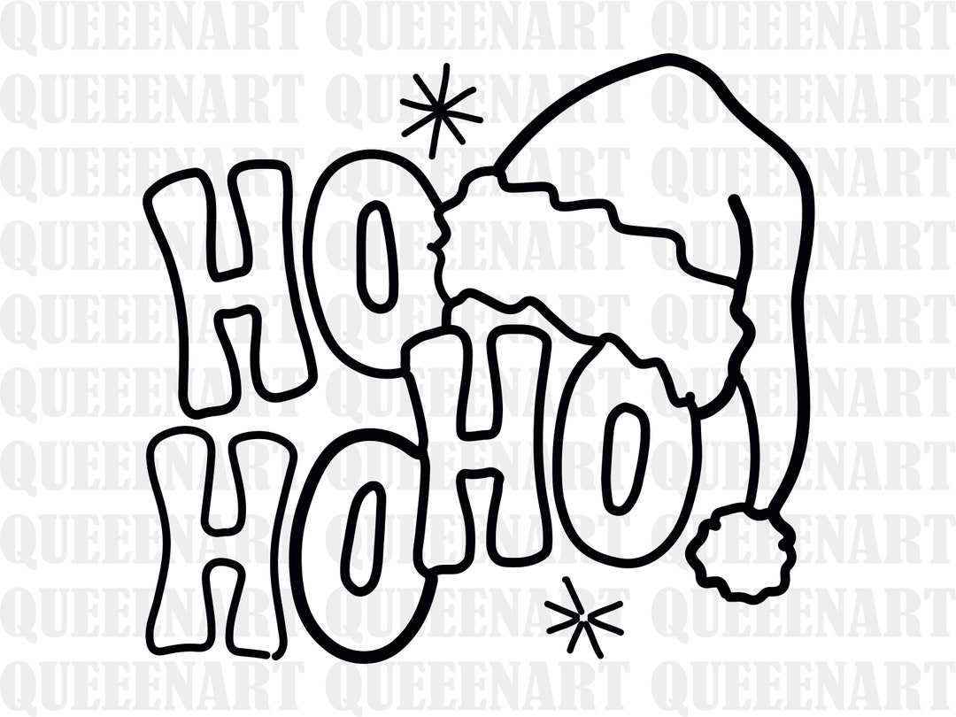 Ho Ho Ho Svg, Merry Christmas Svg, Digital Download, Christmas Svg - Etsy