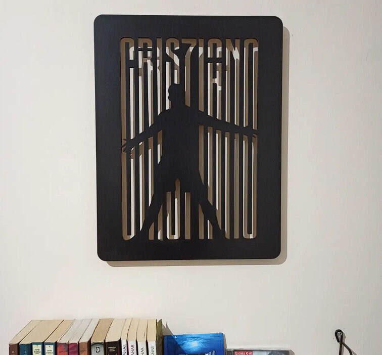 CR7 LED Neon Sign, Soccer Digital Files, Game Wall Art Decor, Football ...