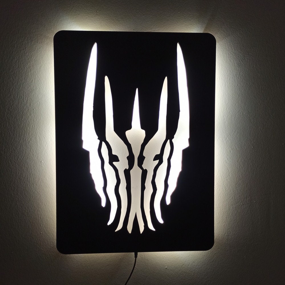 LOTR Sauron LED Sign Svg Digital Dxf Files LOTR Svg Wall Art - Etsy