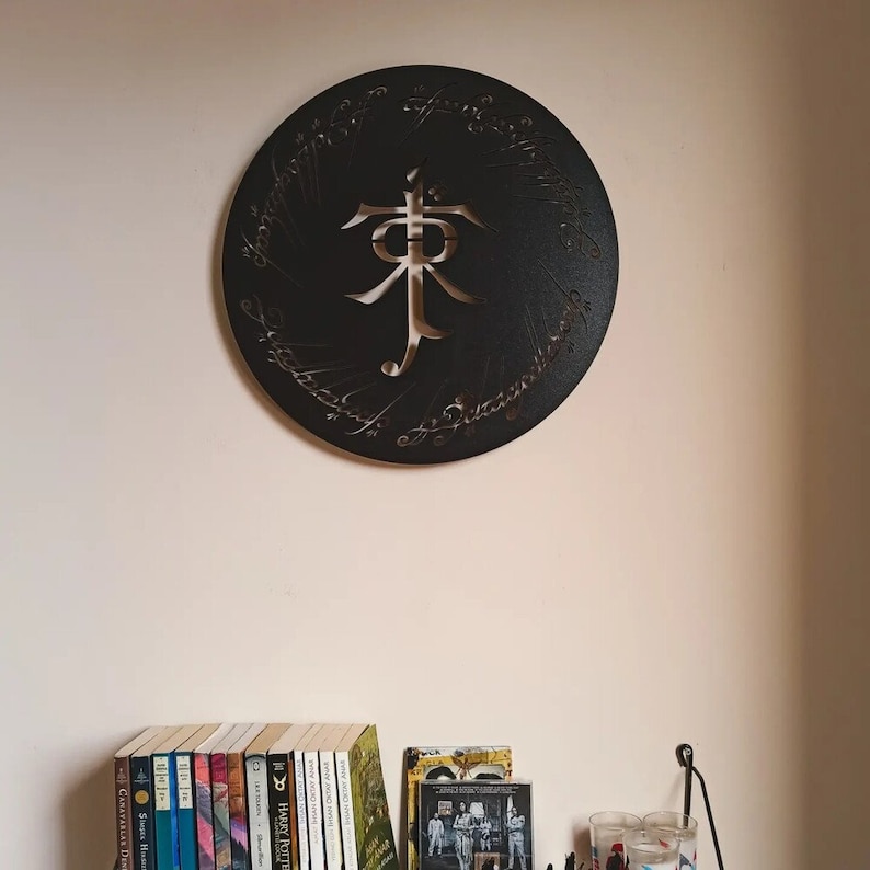 LOTR Tolkien Symbol LED Movie Neon Sign Svg, Wall Art Decor, Digital ...