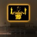 Messi LED Neon Sign, Soccer Digital Files, Game Wall Art Decor ...