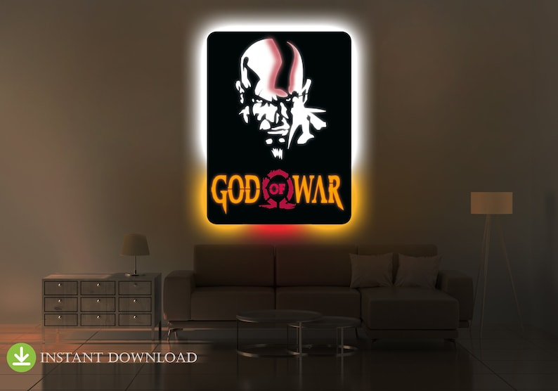 Gamer LED Neon Game Sign, Digital Files, Wall Art Decor, Vector, Home ...