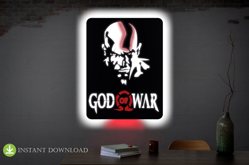 Gamer LED Neon Game Sign, Digital Files, Wall Art Decor, Vector, Home ...