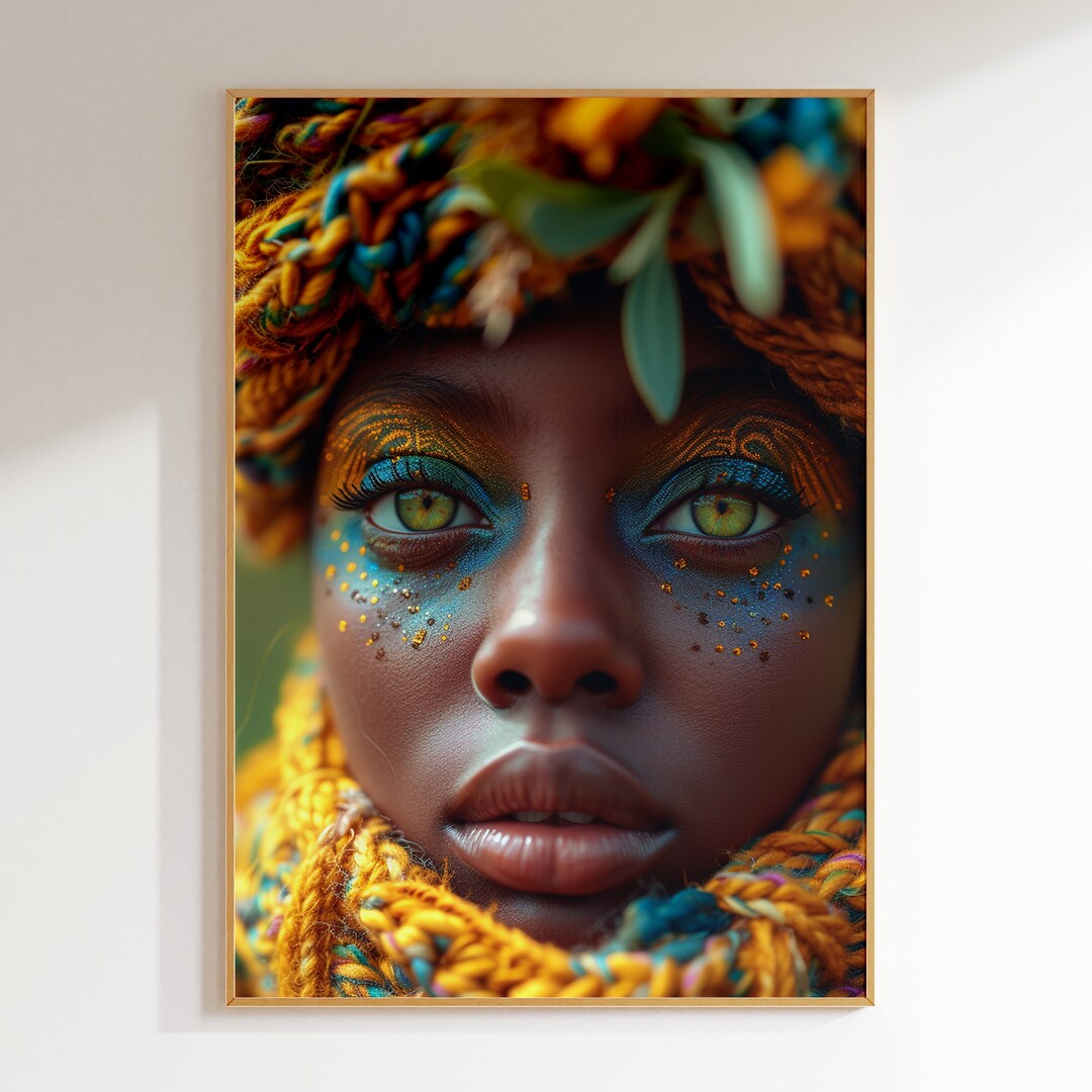 African Royalty, Digital Downloadable Wall Art, Printable Wall Art ...