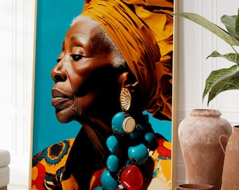 African Wall Art, Digital Download, Wall Art, PRINTABLE Digital ...