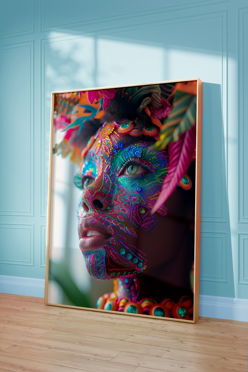 African Royalty, Digital Downloadable Wall Art, Printable Wall Art ...