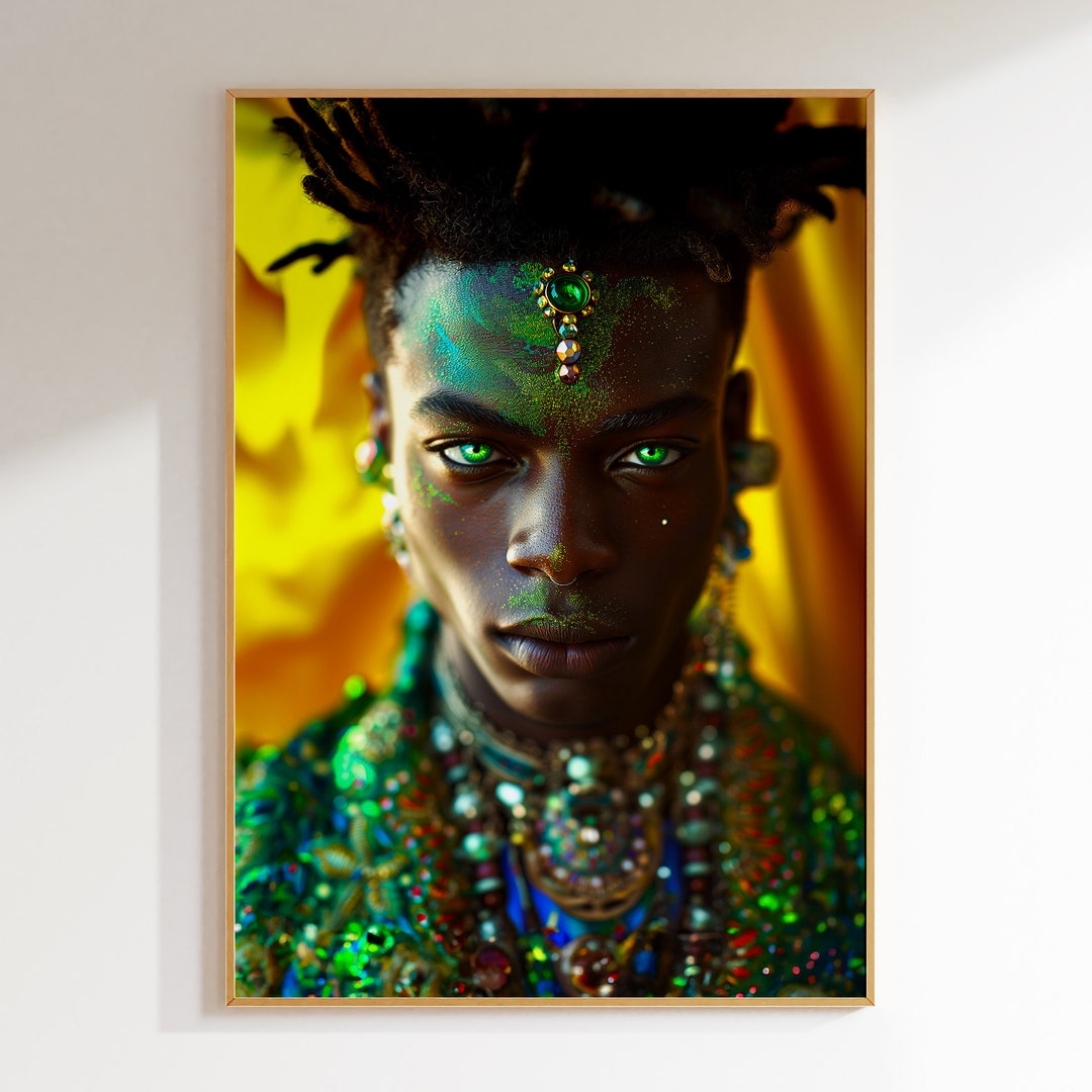 African Fantasy Wall Art, Digital Download, Wall Art, PRINTABLE Digital ...